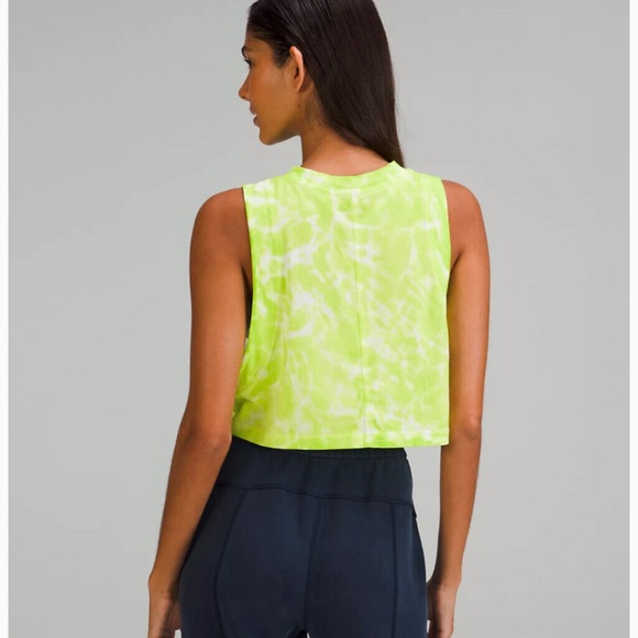 lululemon athletica | Tops | Lululemon Crop Top In Tiedye | Poshmark